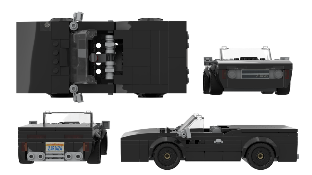 LEGO MOC 76912 Working Convertible by Schwimpy | Rebrickable - Build ...