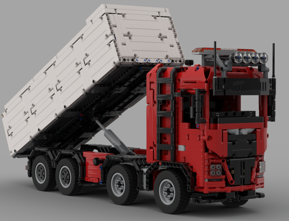 LEGO MOC-166676 MAN TGS 35.400 Tipper Truck by lu_builder | Rebrickable ...