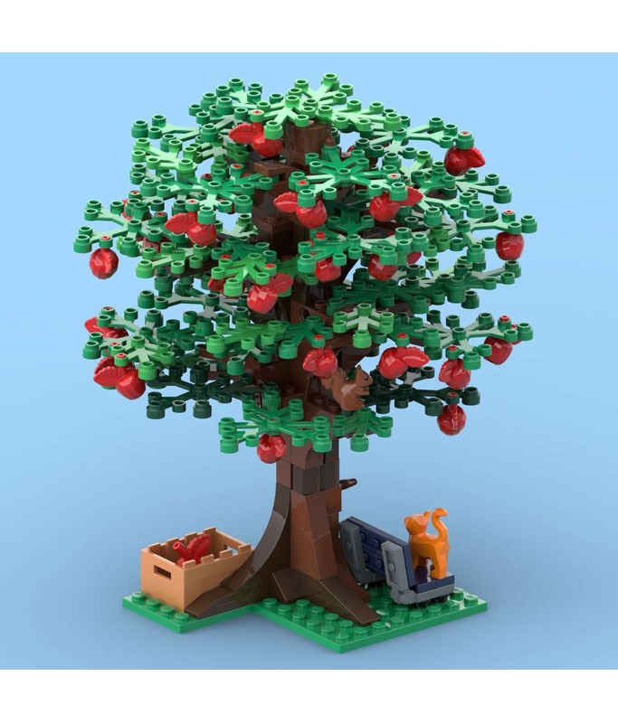 LEGO MOC Apple Tree with Bird by fidi70 | Rebrickable - Build with LEGO
