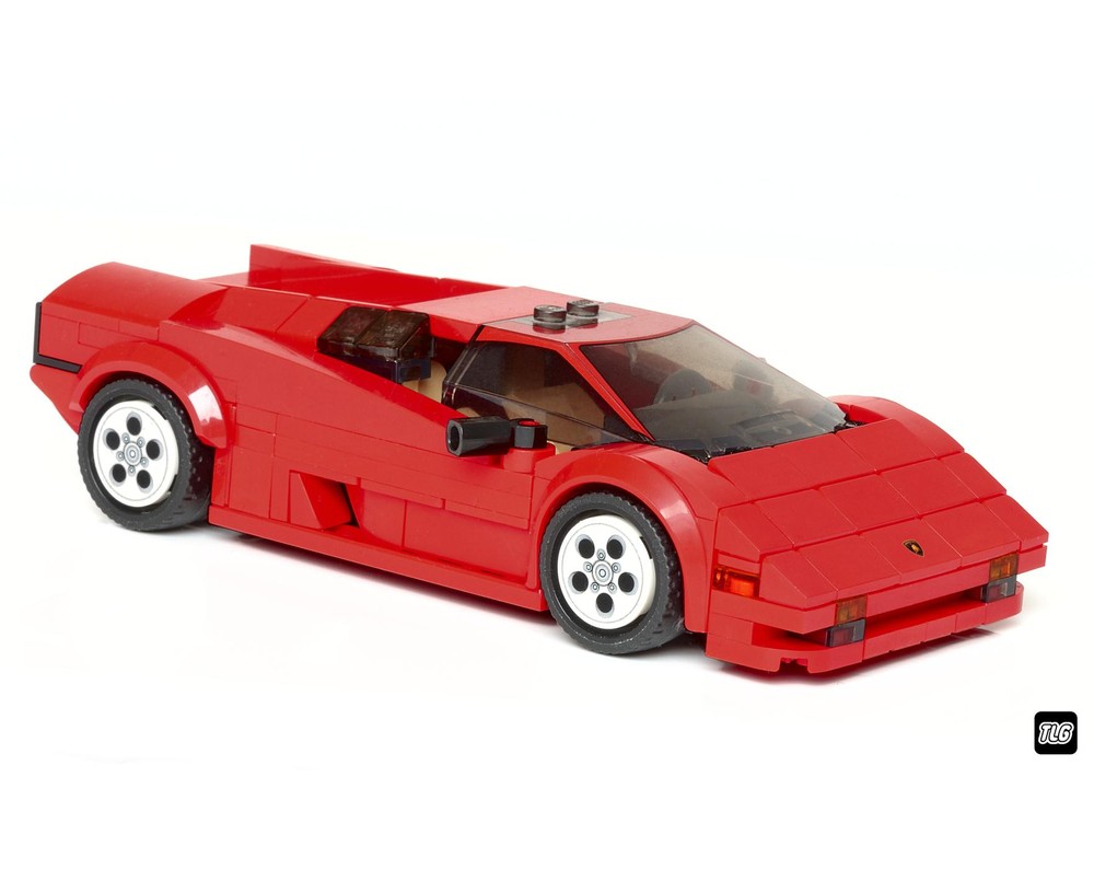 Lego Moc Lamborghini Diablo By Tlg Rebrickable Build With Lego