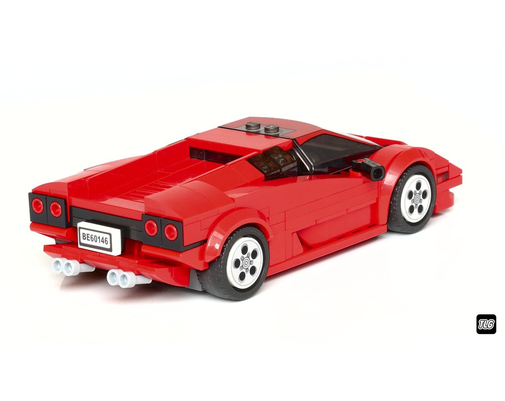 Lego Moc Lamborghini Diablo By Tlg Rebrickable Build With Lego