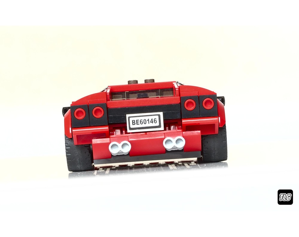 Lego Moc Lamborghini Diablo By Tlg Rebrickable Build With Lego