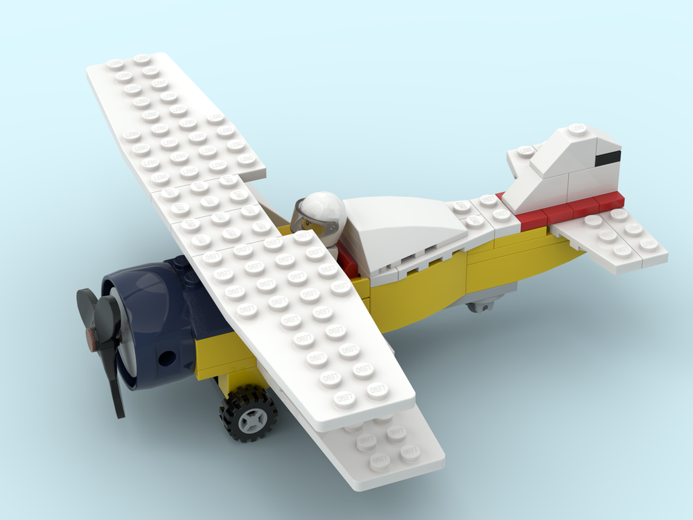 LEGO MOC Biplane by Friendly Orc | Rebrickable - Build with LEGO