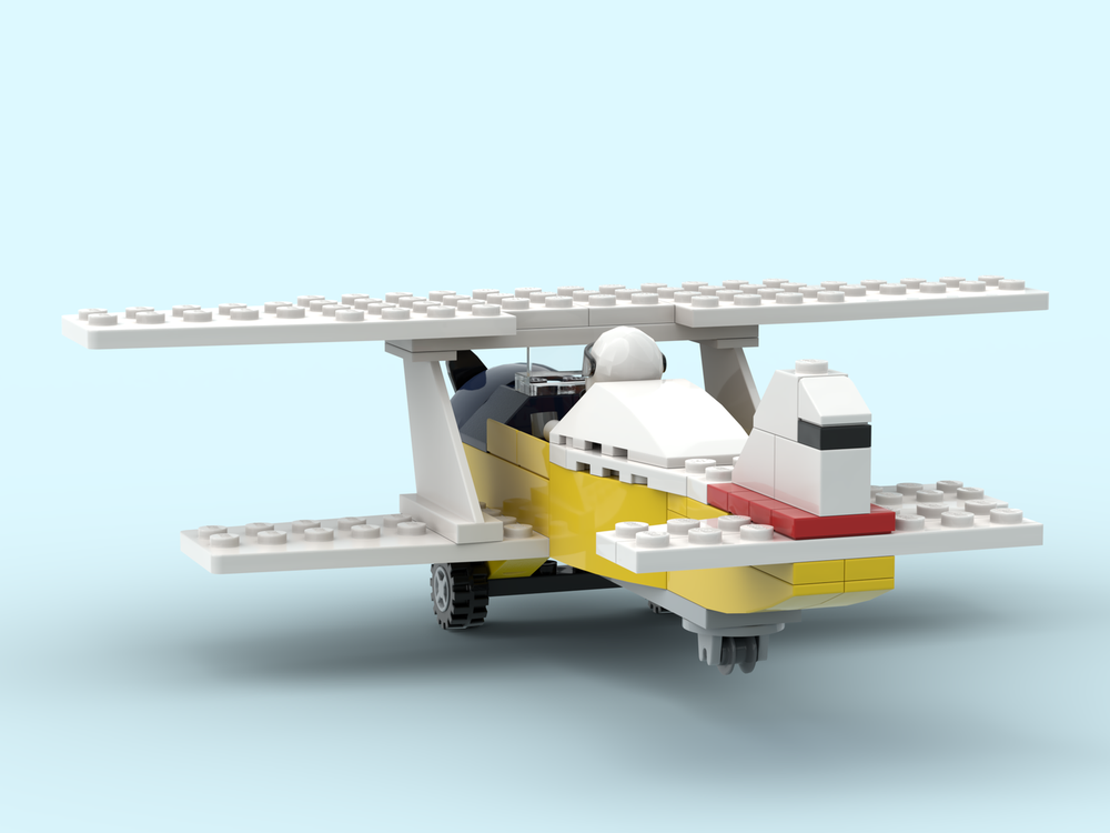 Lego Moc Biplane By Friendly Orc Rebrickable Build With Lego