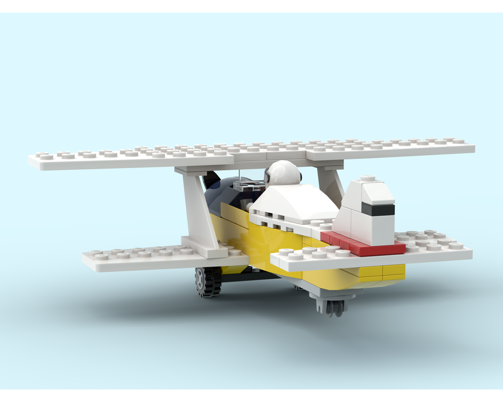 Lego Moc Biplane By Friendly Orc Rebrickable Build With Lego