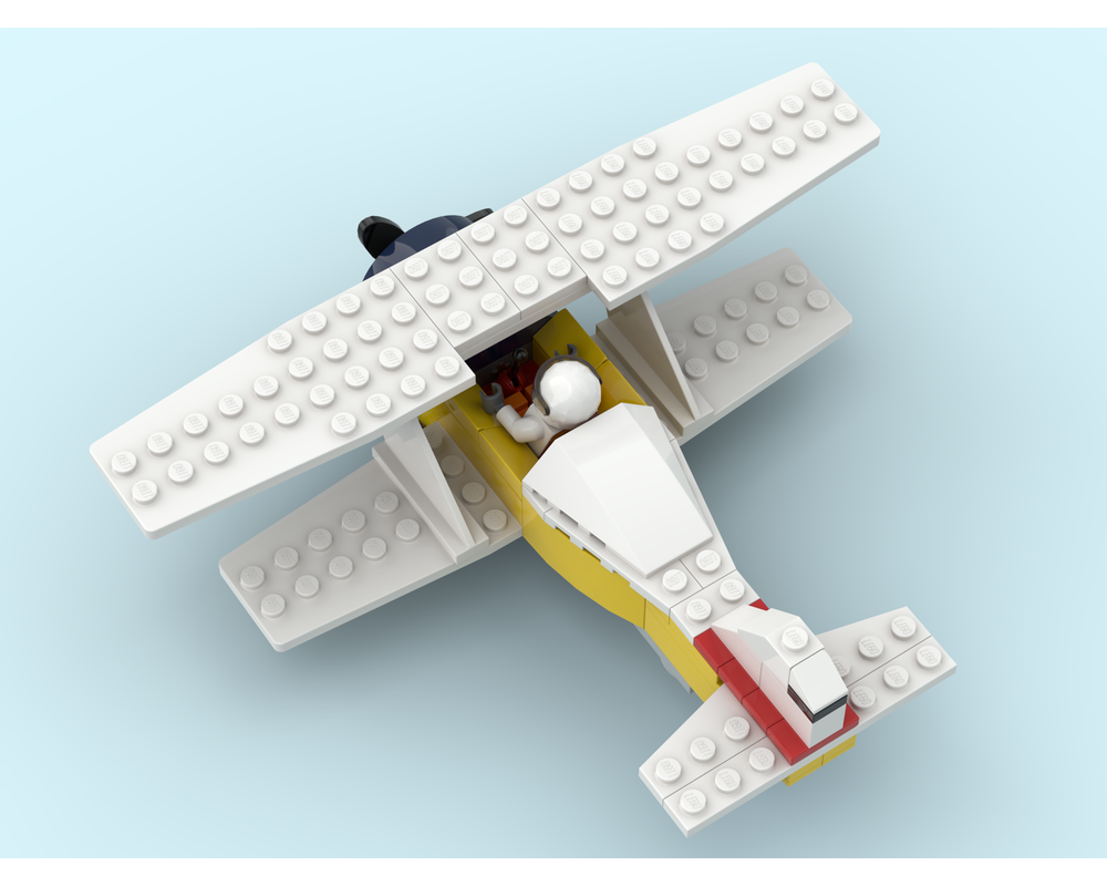 Lego Moc Biplane By Friendly Orc Rebrickable Build With Lego