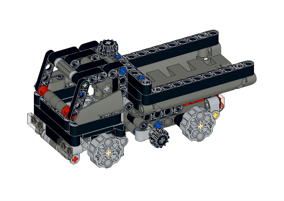 LEGO MOC Mini Dump Truck by NARP | Rebrickable - Build with LEGO