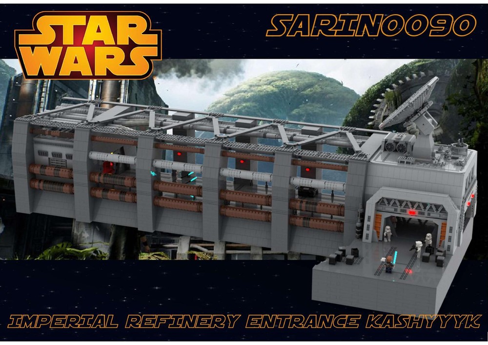 LEGO MOC SW - Imperial Refinery Entrance on Kashyyyk - Extended by ...