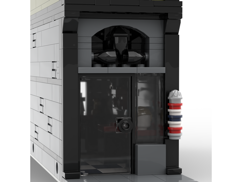 LEGO MOC Downtown Barber Shop by GIB Studios | Rebrickable - Build with ...