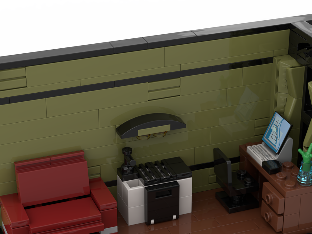 LEGO MOC Downtown Barber Shop by GIB Studios | Rebrickable - Build with LEGO