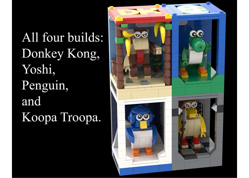 Lego Moc Penguin Cube By Brick Fil A Builds Rebrickable Build With Lego