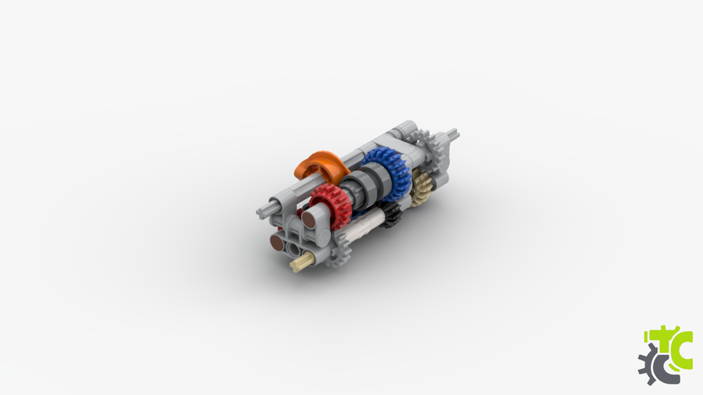 LEGO MOC Compact 4-Speed Gearbox (T-0007) by Tritras-Creations ...