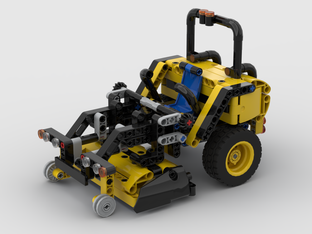 LEGO MOC 42108 zero-turn mower by Reinard | Rebrickable - Build with LEGO