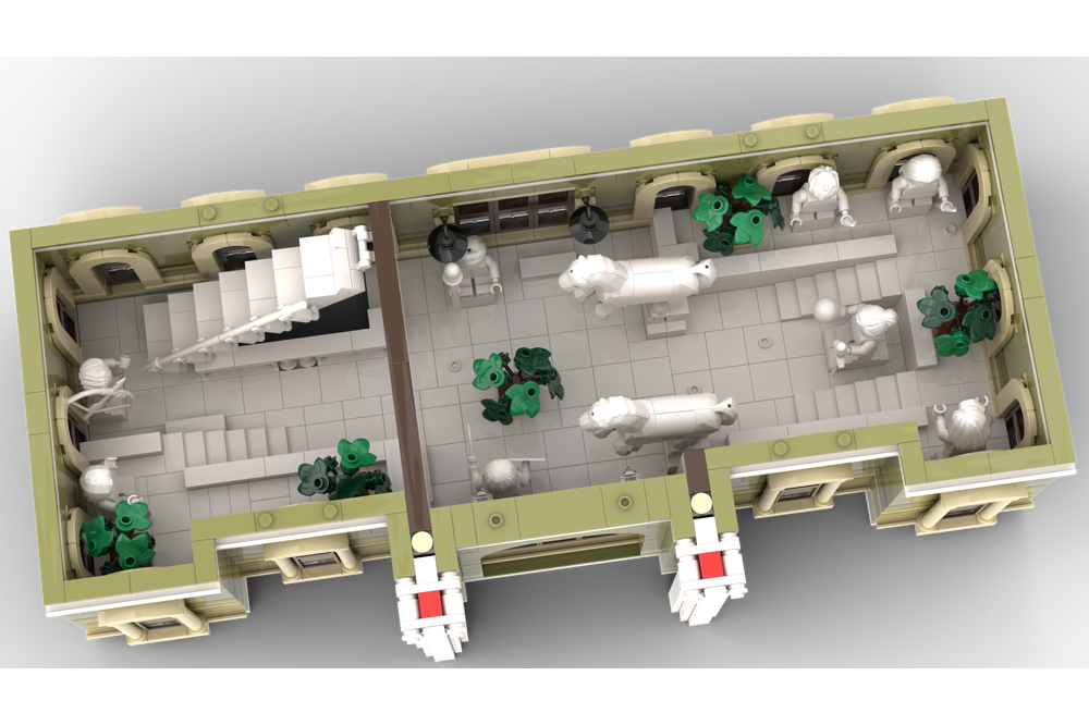 LEGO MOC Modular Natural History Museum Extra Floor - Marly Horses from ...