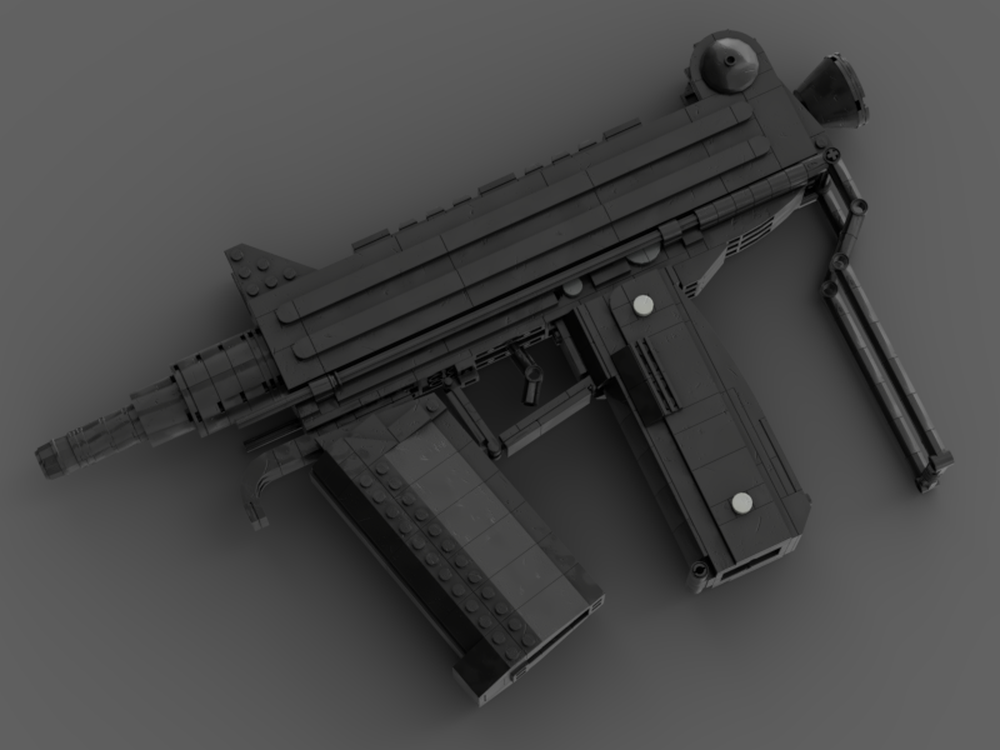 LEGO MOC CBJ-MS Submachine gun by OfficiallyQuit | Rebrickable - Build ...