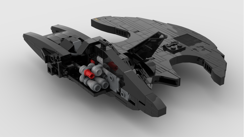 Lego Moc Tim Burtons 1989 Batwing By Cehnot Rebrickable Build With Lego
