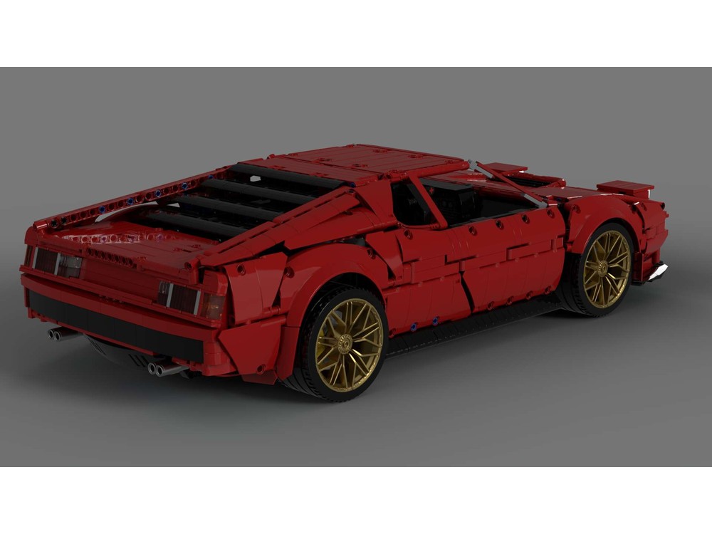 Lego Moc Bmw M1 Red 18 By Drower Rebrickable Build With Lego