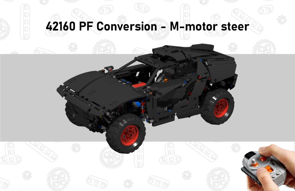 LEGO MOC 42160 PF Conversion (M-motor steer) by nguyengiangoc ...