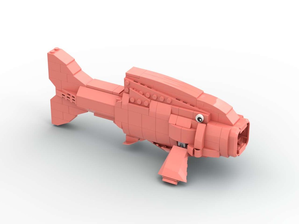 LEGO MOC Oversized orange Fish Lego Element by kmulvihill74 ...