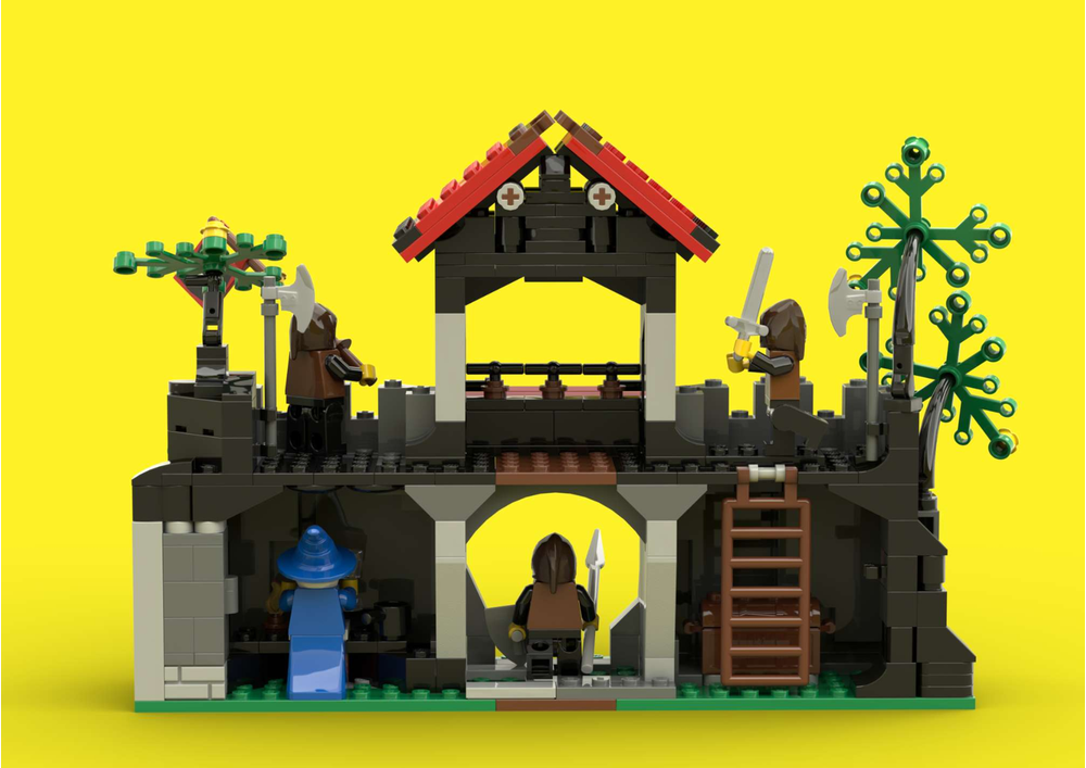 LEGO MOC Mountain Hideout by lux.bricks | Rebrickable - Build with LEGO