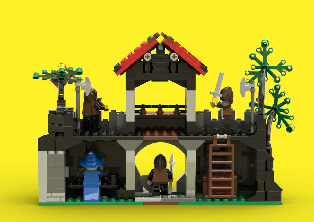 LEGO MOC Mountain Hideout by lux.bricks | Rebrickable - Build with LEGO