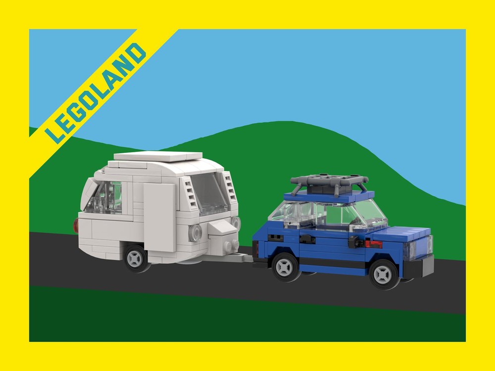 LEGO MOC Fiat 126P & Niewiadów 126 caravan by space_girl_production ...