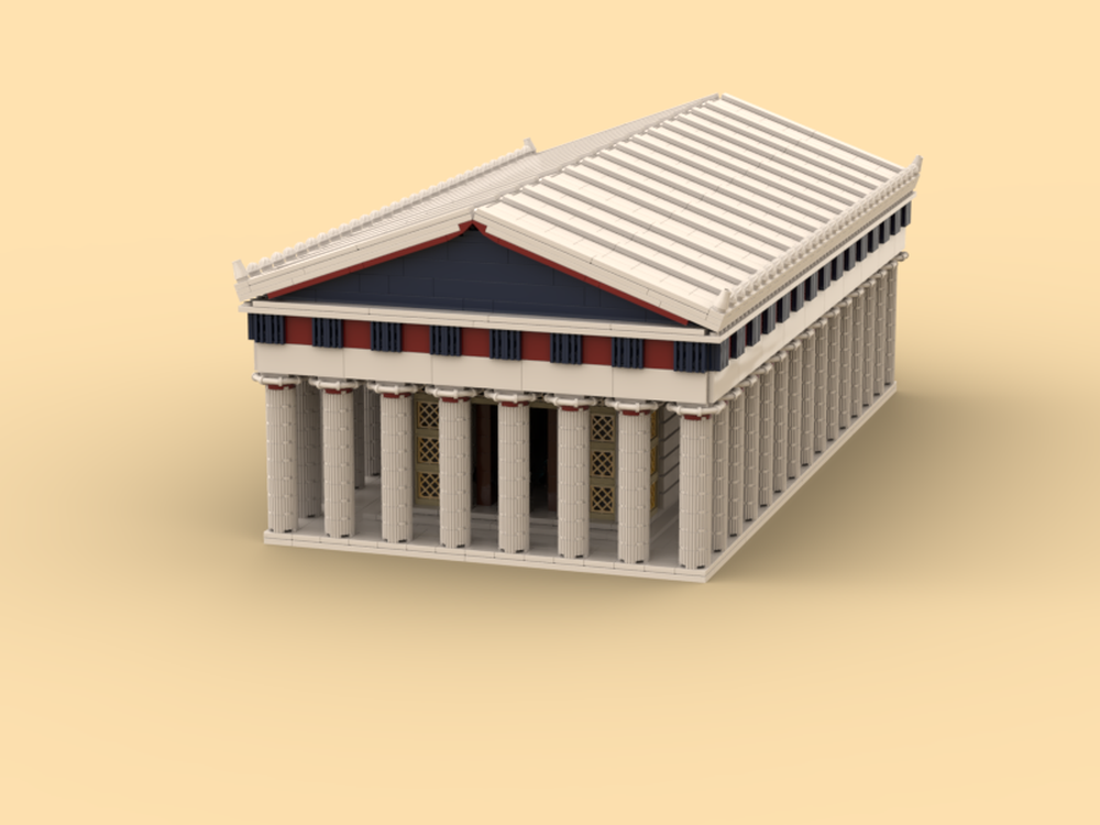 LEGO MOC The majestic Parthenon by Old-Brick | Rebrickable - Build with ...