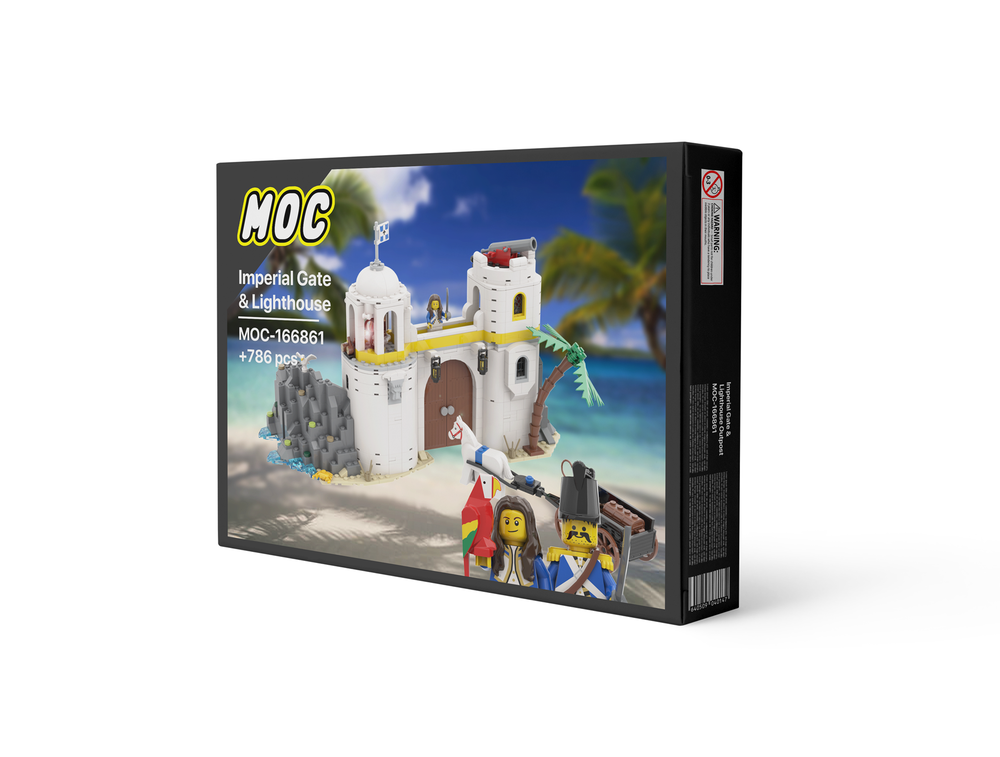 LEGO MOC Imperial Soldiers Gate & Lighthouse Outpost | Pirates ...