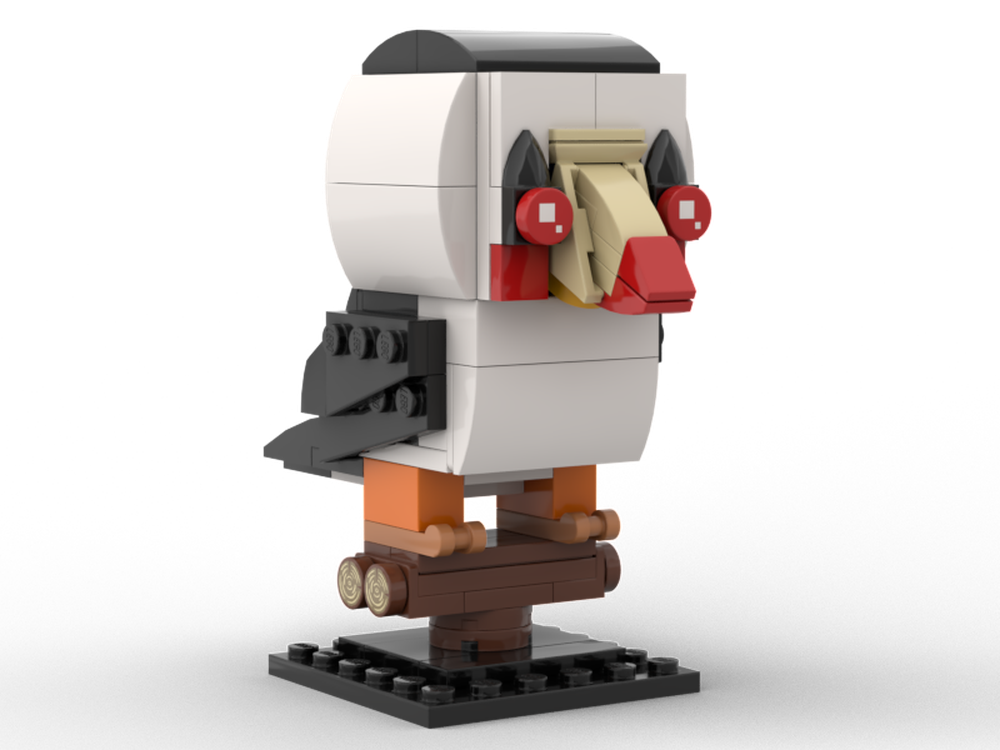 LEGO MOC Horned Puffin: Birdheadz by OrchardBuilds | Rebrickable ...
