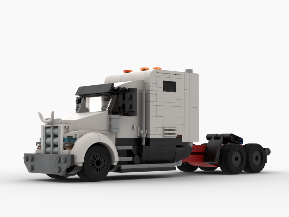 LEGO MOC Sleep Semi Truck by owstin | Rebrickable - Build with LEGO
