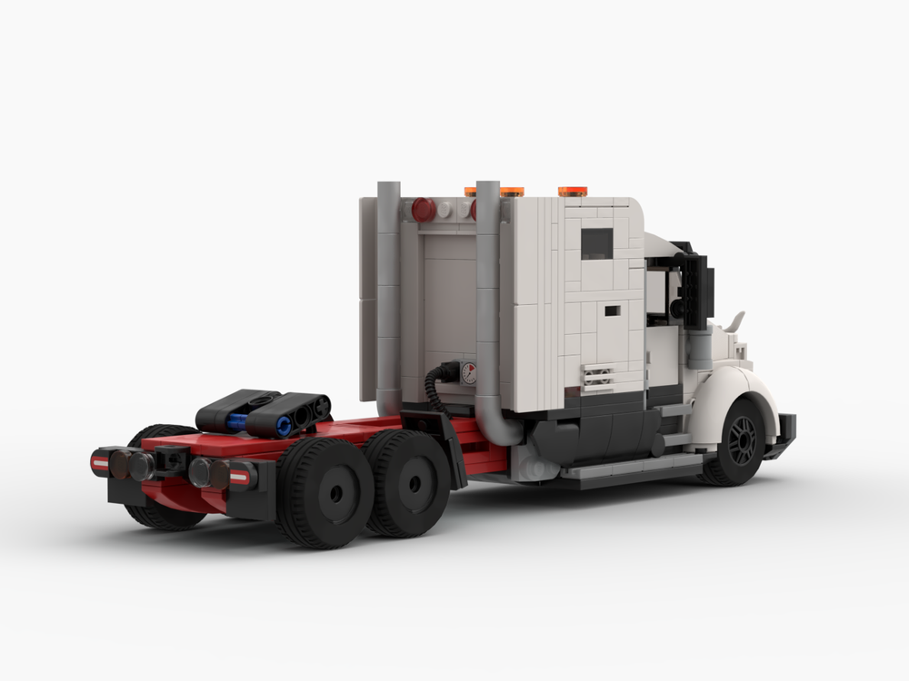 Lego Moc Sleep Semi Truck By Owstin Rebrickable Build With Lego