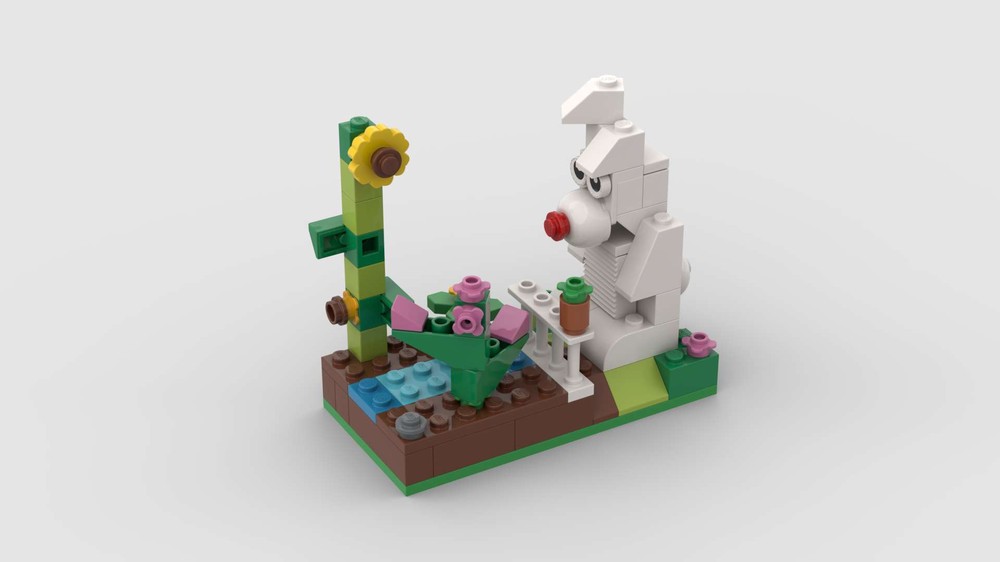 LEGO MOC Rabbit Garden by Guignome01 | Rebrickable - Build with LEGO