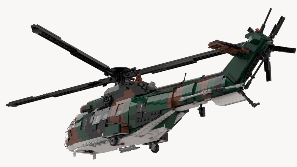 LEGO MOC Eurocopter AS532 Cougar by Pathaquinous | Rebrickable - Build ...