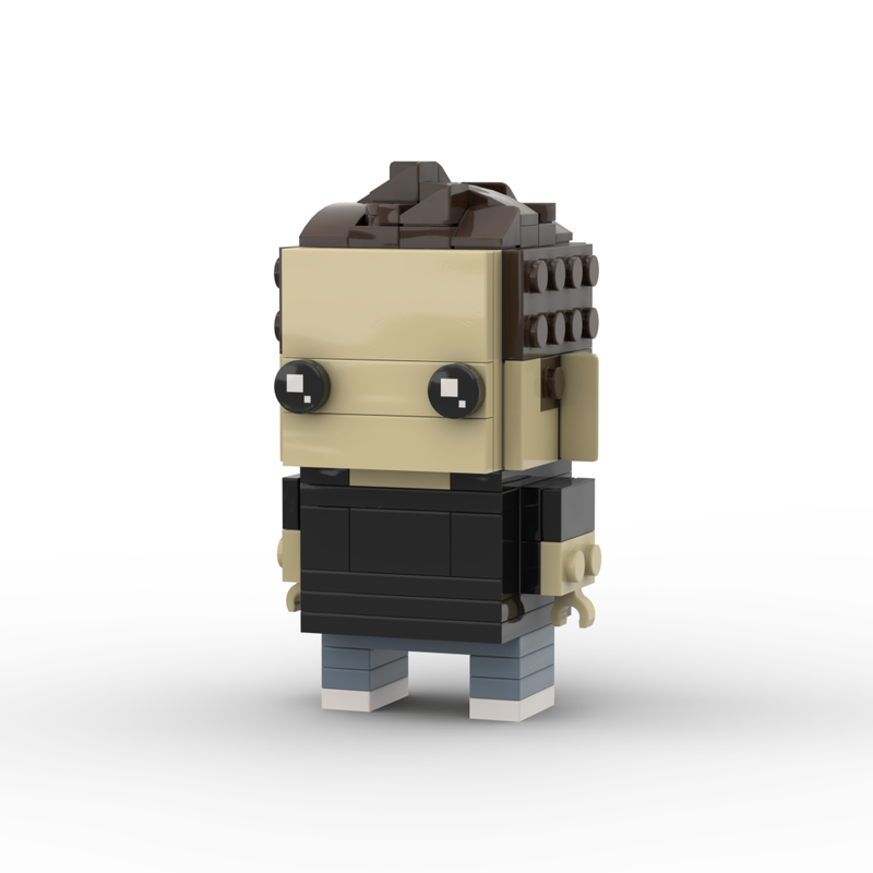 LEGO MOC Brown Hair Boy Brickheadz by Tylerhankey | Rebrickable - Build ...