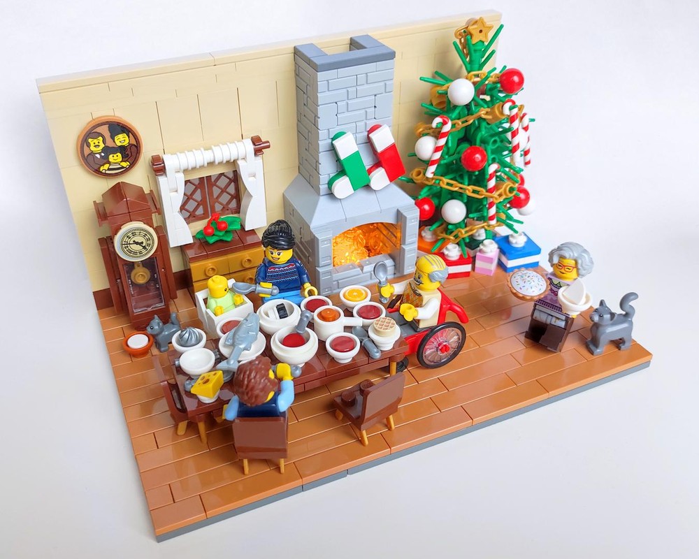 LEGO MOC Christmas Eve Dinner by brickuba | Rebrickable - Build with LEGO