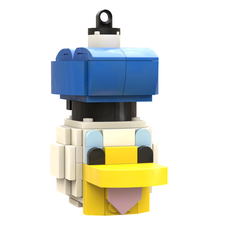 LEGO MOC Donald Duck Ornament by tacotaco64™️ | Rebrickable - Build ...