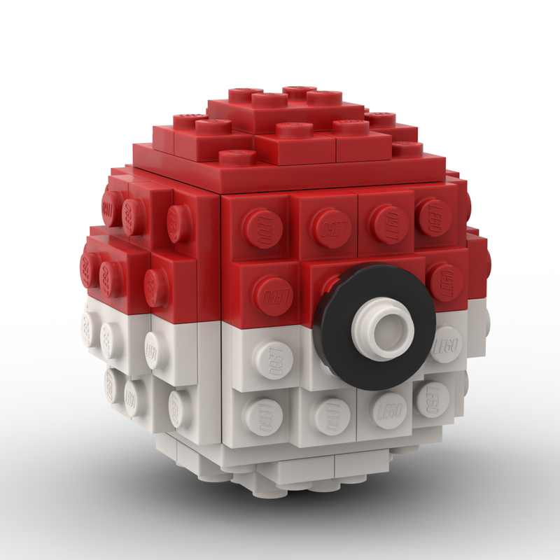 LEGO MOC Pokeball by DinoPete87 | Rebrickable - Build with LEGO