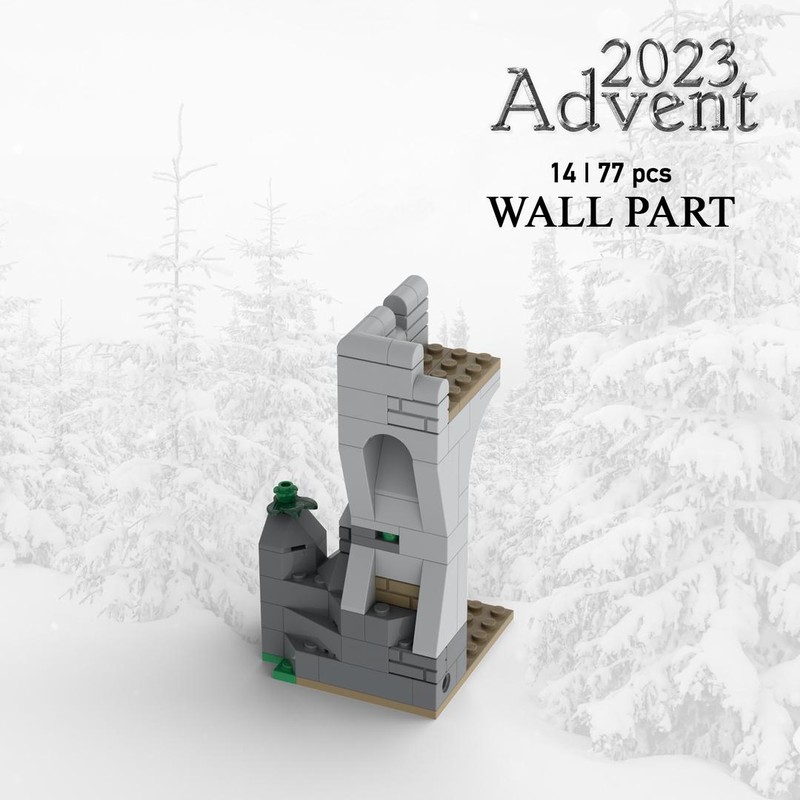 LEGO MOC Wall part by peter.keith | Rebrickable - Build with LEGO