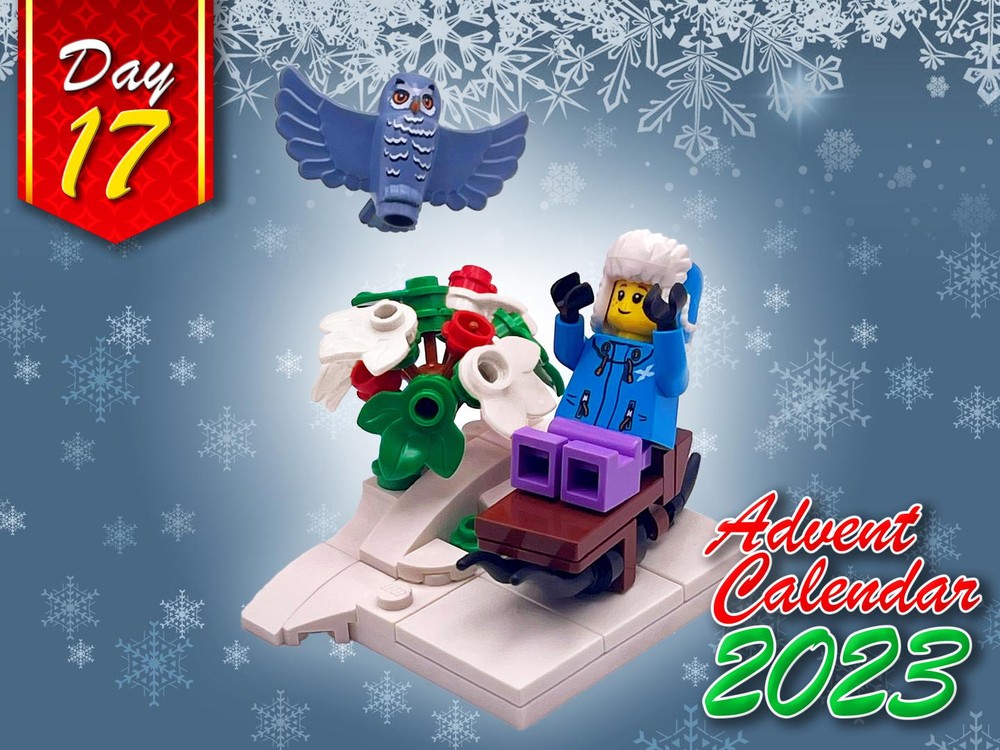 LEGO MOC Advent Calendar Day 17 - Sledding by IBrickedItUp ...