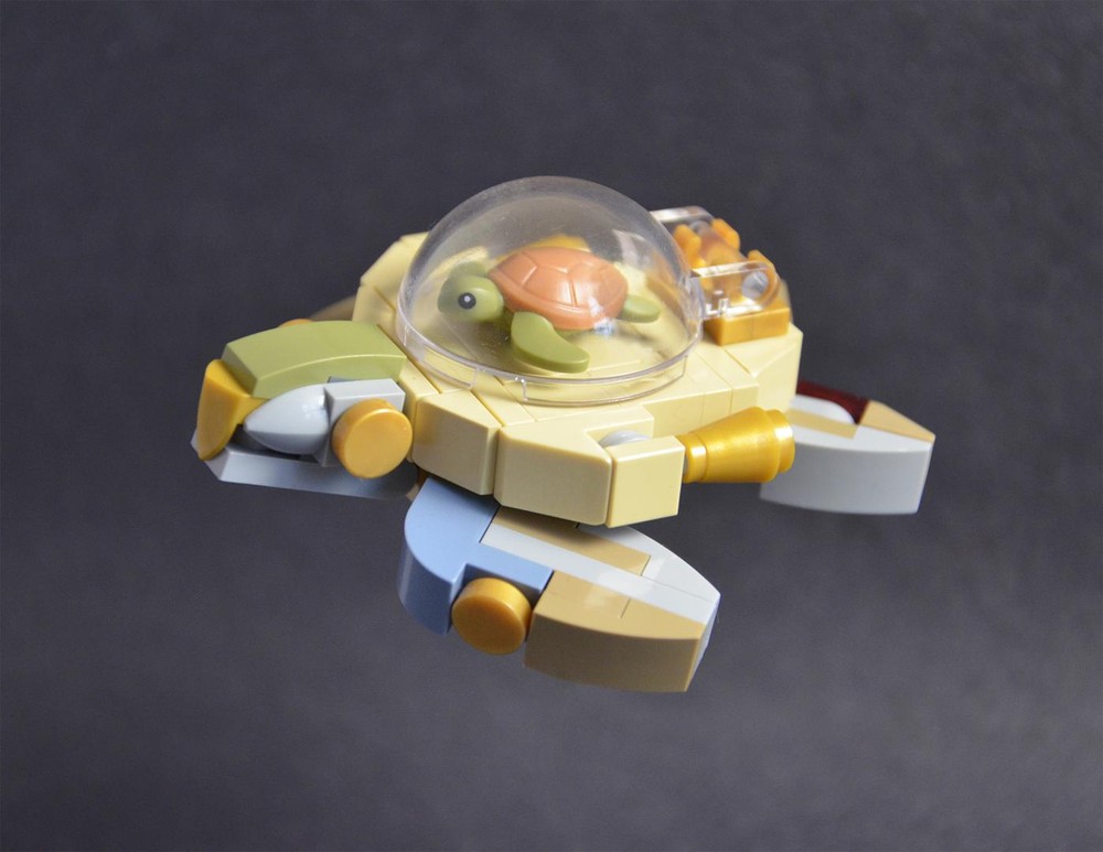 LEGO MOC SS Turtle by Kritch | Rebrickable - Build with LEGO