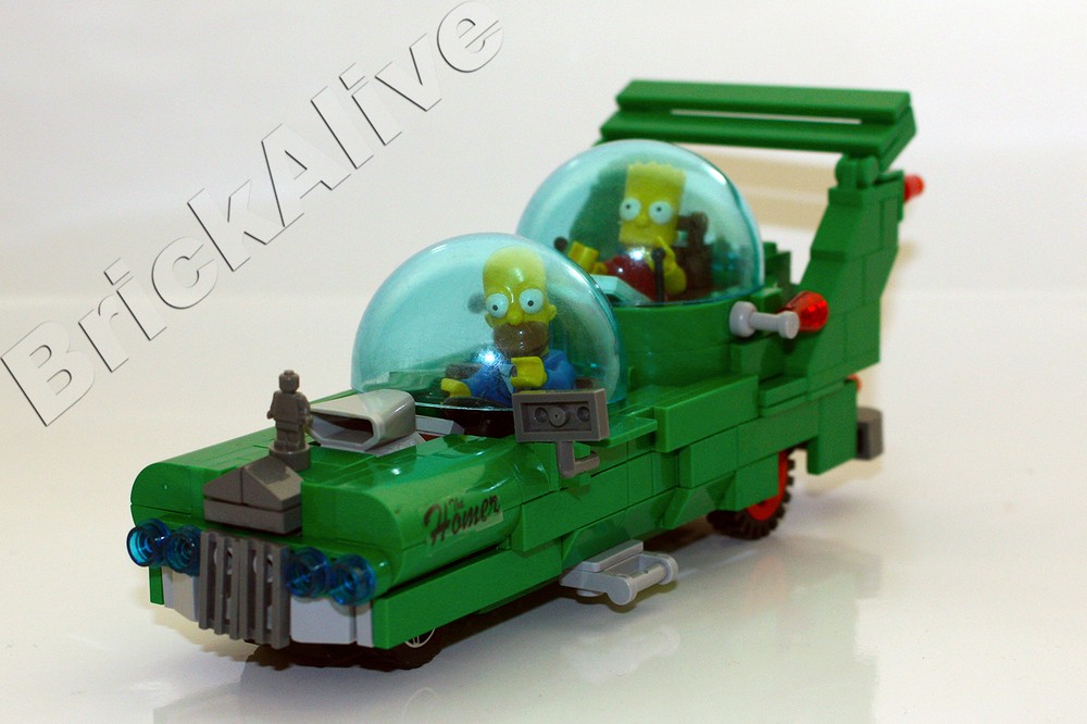 LEGO MOC-16693 The Homer - Simpson's Car by Brickalive | Rebrickable ...