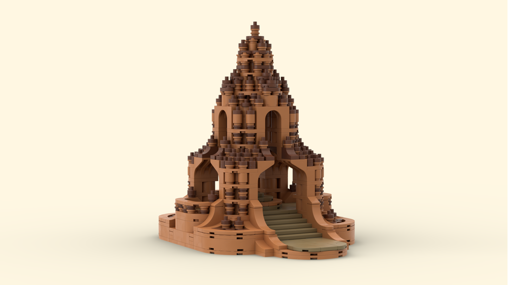 Lego Moc Small Temple By Blockwise Rebrickable Build With Lego