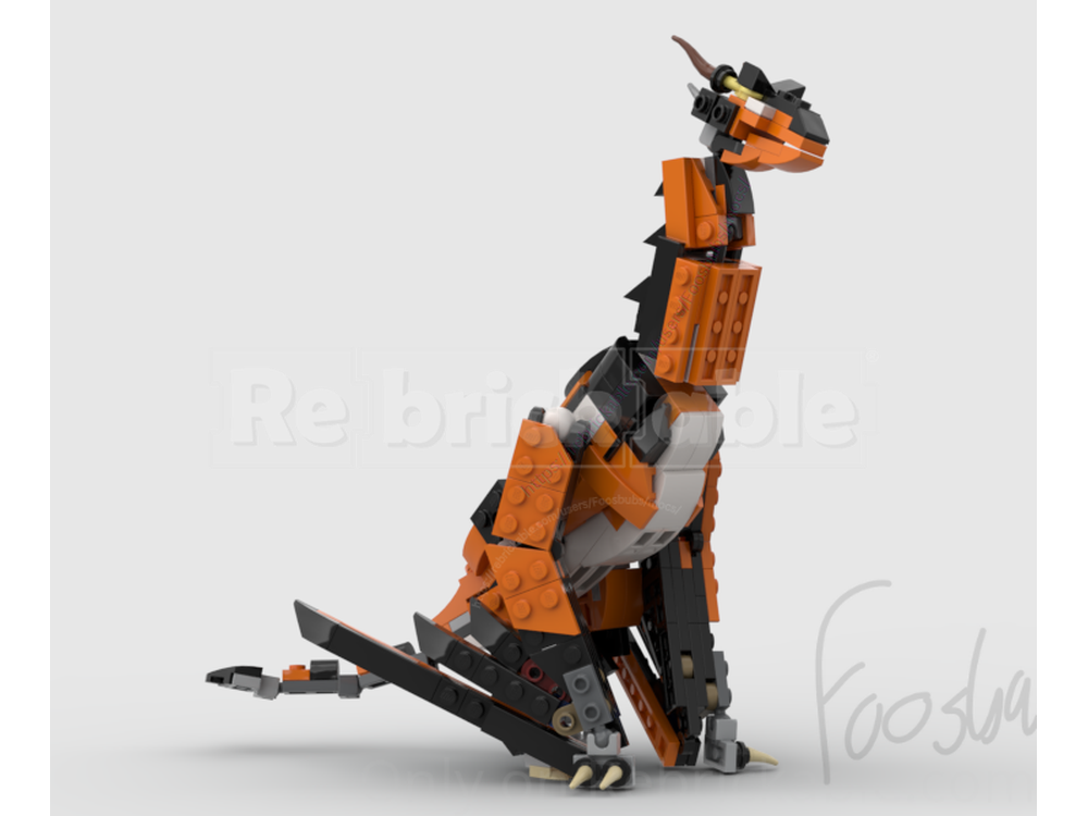 LEGO MOC 31129 African Mountain Devil (Magnadrakon regius) 1:27 scale ...