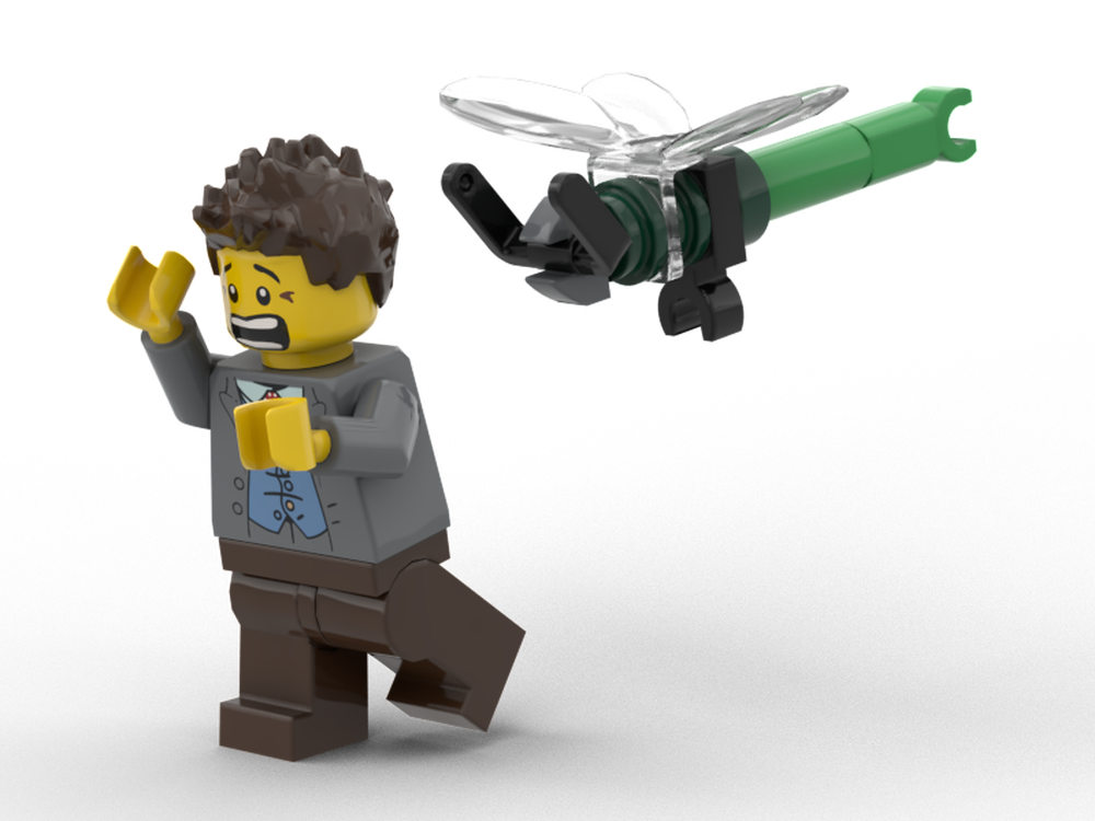 LEGO MOC Meganeura (Minifigure Scale) by OrchardBuilds | Rebrickable ...