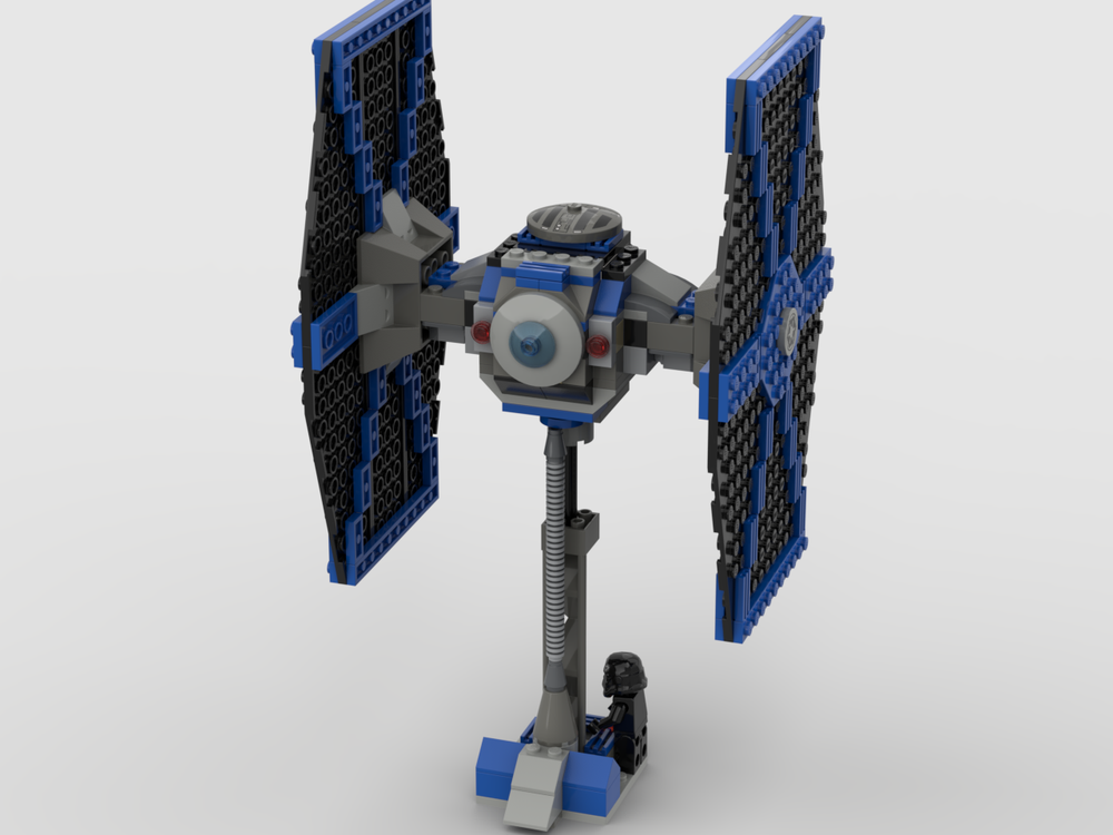 Lego Moc Tie Fighter 7146 Update By Sgtscoopy Rebrickable Build