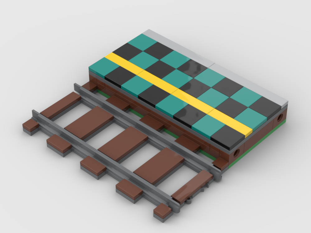 LEGO MOC train station (modular) by Lego-my-lego-eggo | Rebrickable ...