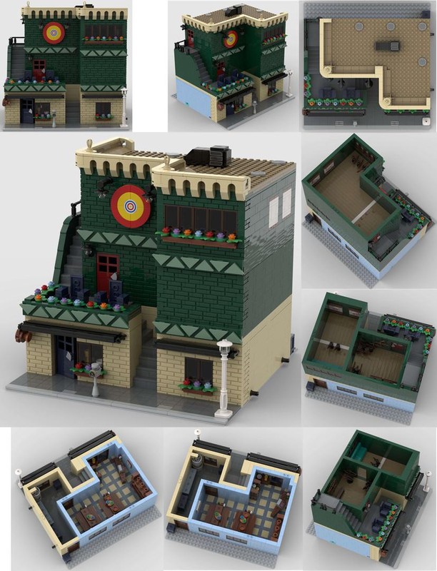 LEGO MOC Pottery Shop & Archery Range Modular Building by GoenPlaymore ...
