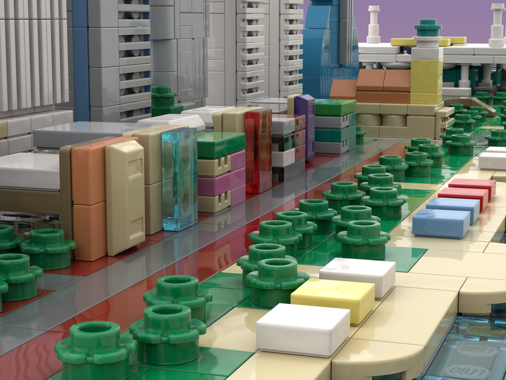 LEGO MOC-166957 Miami Skyline by Taters | Rebrickable - Build with LEGO