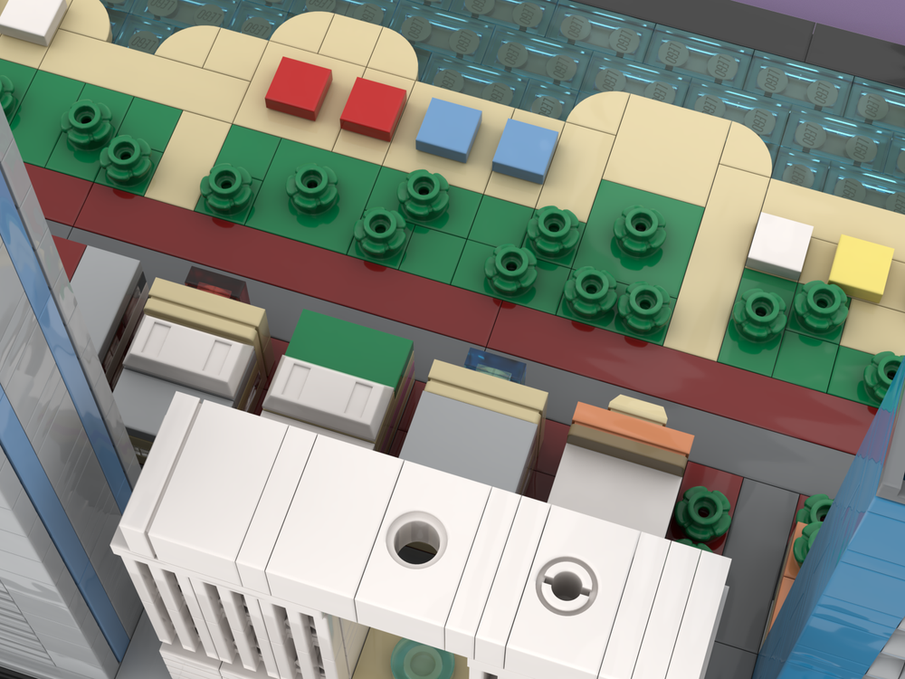 LEGO MOC-166957 Miami Skyline by Taters | Rebrickable - Build with LEGO