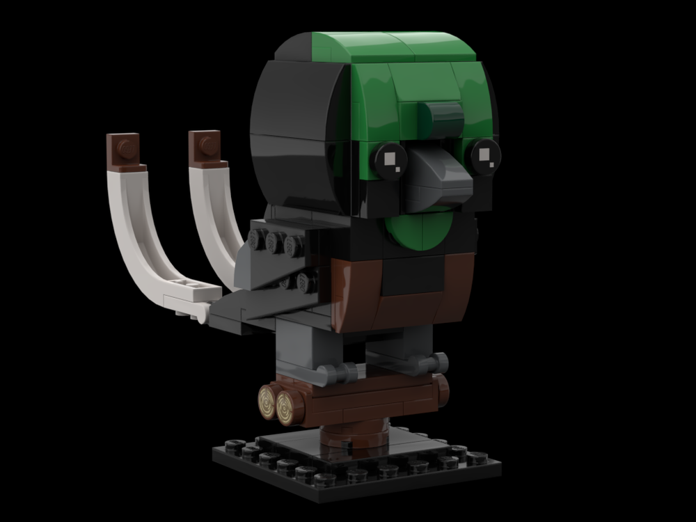 LEGO MOC Ribbon Tailed Astrapia (Male): Birdheadz by OrchardBuilds ...